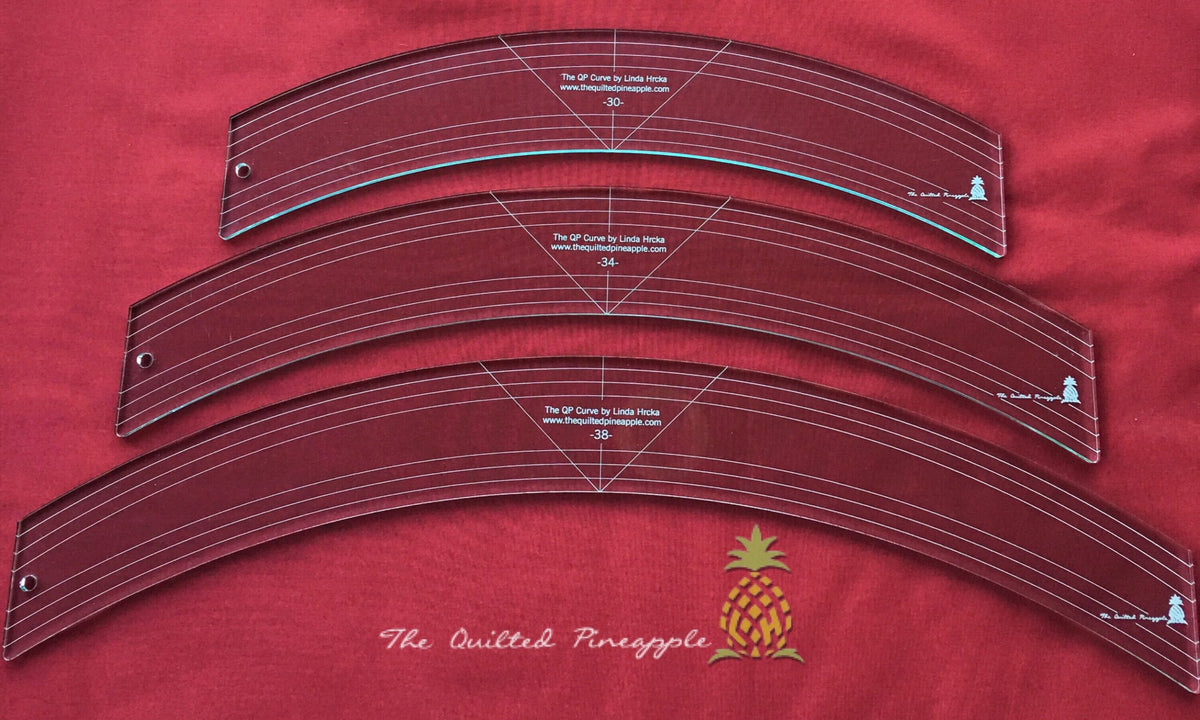 The Quilted Pinapple Curve Templates Extra Large – Buy the Bolt